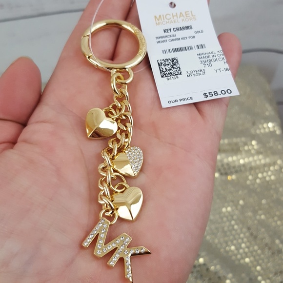 Michael Kors | Accessories | Nwt Michael Kors Key Fob Hearts | Poshmark